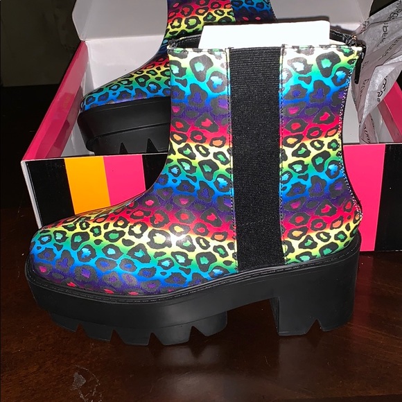Bumper | Shoes | Bumper Platform Pride Boots | Poshmark